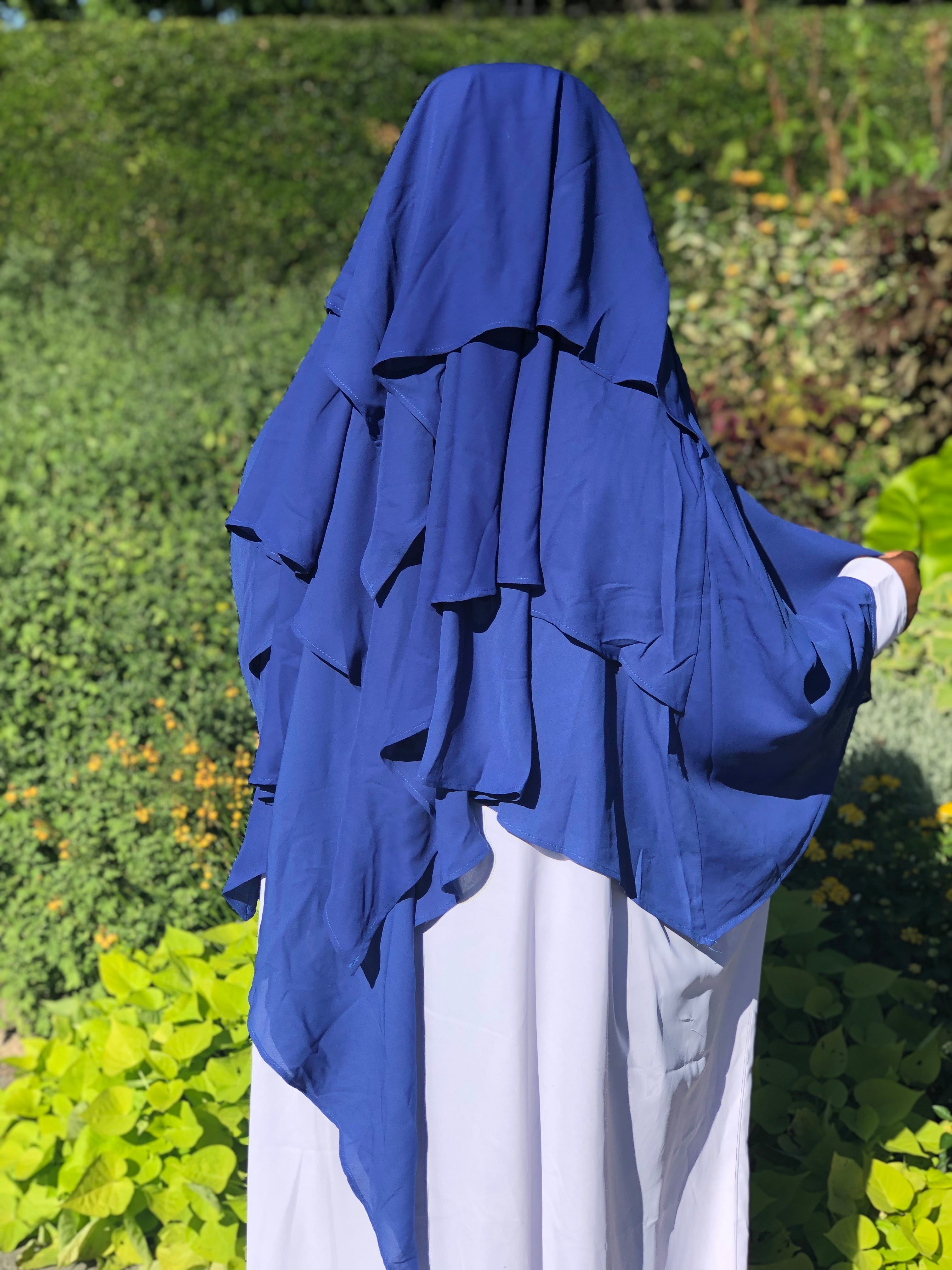 Diamond Khimar 3 Layer - Royalty – Rahmas Collections